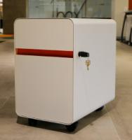 China Steel Storage Cabinet 3 Drawer Mobile Pedestal 400x500x630mm with Wheels for sale