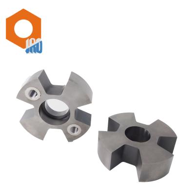 China High Hardness Tungsten Carbide Components M6 / M8 Threaded Hole for sale