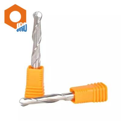 China 2 Flutes End Milling Cutter Ball Nose Insert Cutter AlTiN TiAIN Coating for sale