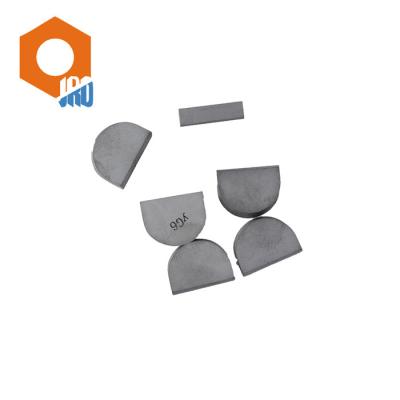 China YG6 YT726 Tungsten Carbide Brazed Tips For Cut Hardened Steel for sale