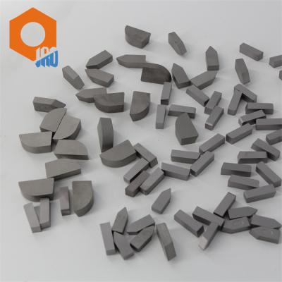 China Tungsten Carbide Brazed Tips  for cutting  hardened steel , C120 A320 YT726 for sale