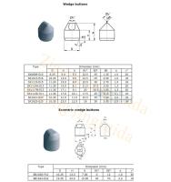 China YG11C Tungsten Carbide Button Bits For High Pressure DTH Drilling for sale