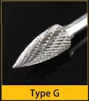 China AX122506X Tungsten Carbide Rotary Burr 6mm Shank Carbide Burrs for sale