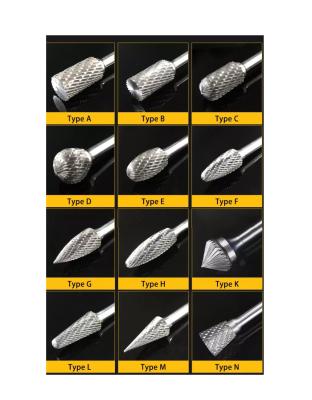 China OEM / ODM Carbide Burr Rotary File Bit For Edge Chamfering for sale