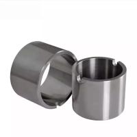 China OEM Tungsten Carbide Bushing Carbide Sleeves With Aligning Groove And Oil Hole for sale
