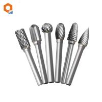 China Wear Resisting 10pcs Tungsten Carbide Burr Set 10mm Burr Diameter for sale