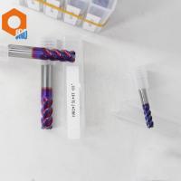 China 10R2*75L Hardened Steel 4 Flute Milling Cutter HRC65 Flat End Mill Bits for sale