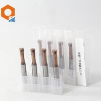 China M8 Three Teeth Thread End Milling Cutter HRC65 Tungsten Carbide Milling Bits for sale