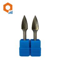 China Deburring Tools Carbide Rotary Burr With Steel Shank 6mm Diameter for sale