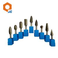China Deburring Tools Carbide Rotary Burr With Steel Shank 6mm Diameter for sale