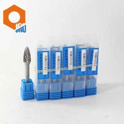 China 10 Piece Per Set Rotary Burr 10mm Head Diameter For Grinding Metal Burr for sale