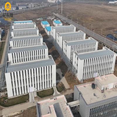 China Multi Storey Steel Building with H&I Section Frame 1-20 Layers for sale