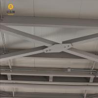 China Customizable Steel Structure Factory with PVC Rain Spout for sale