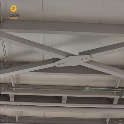 China Customizable Steel Structure Factory with PVC Rain Spout for sale
