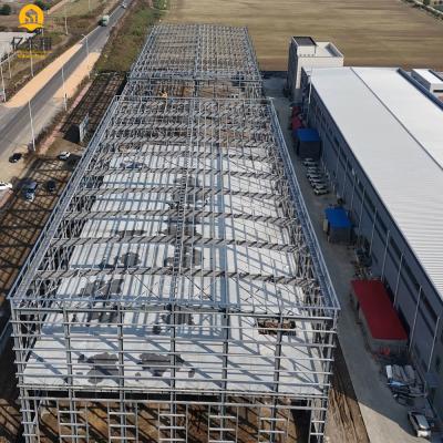 China Multi Storey Large Span Customized Prefabricated Steel Structure Warehouse Workshop for sale