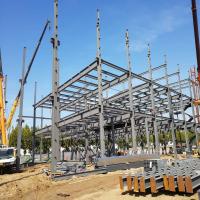 China Multistory Prefabricated Steel Structure Building Metal H Beam Building Construction for sale