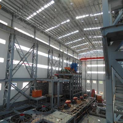 China Q235 Q345 Architectural Steel Construction Buildings Anti Corrosion Steel Storage Warehouse for sale