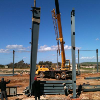China Custom Steel Hangar Warehouse 8 Degree Seismic Resistance Q235B/Q345B for sale