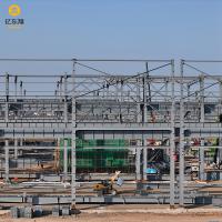China Modern Steel Structure Building with Bolt Connection and Roller Shut Door for sale