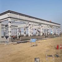 China Round Bar Brace Water Proof Fire Resistance Steel Structure Workshop Prefabricated Steel Building for Construction for sale