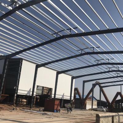 China Prefab Modern Steel Frame House Eco Friendly Construction Steel Structure Building for sale