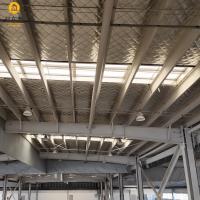 China Customized Industrial Steel Buildings with Fireproof Painting and Glass Wool Sandwich Panel Prefabricated Steel Buildings for sale
