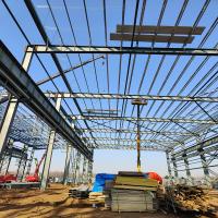 China Pre Engineered Steel Building Q355 Q235B Painted Galvanized for sale