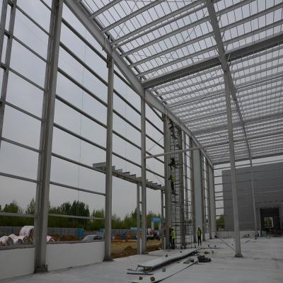 China Sustainable Steel Frame Building Construction High Weather Resistance Eco Friendly for sale