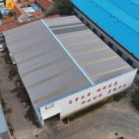 China Durable Industrial Steel Buildings and Prefabricated Steel Buildings with Glass Wool Sandwich Panel, Fireproof Painting and Powder Coated Finish for sale