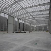 China Large Span Steel Structure Shed High Strength Steel Structure Greenhouse for sale