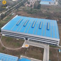 China Multi Storey Prefabricated Steel Structure Building Galvanized Round Steel Tube Brace for sale