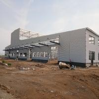 China Custom Steel Structure Shed with Sandwich Panel Roof and Wall for sale