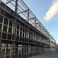 China Q235B Q355B Steel Hangar with H-Shape Beam and 200km/h Wind Resistance for sale