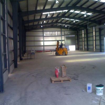 China S355JR S235JR Hangar Steel Structure 150x100m With 6.5m Eave Height ASTM A36 for sale
