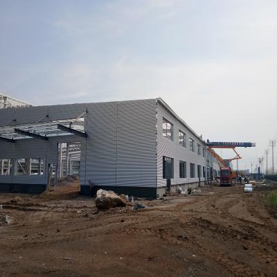 China Q345B S355JR Steel Structure Building Construction Prefab Metal Frame Structure Construction for sale