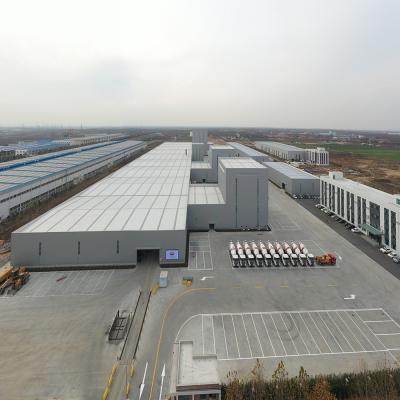 China Q235 Q355B Steel Structure Workshop Prefab Maize Processing Mill Workshop Plant for sale