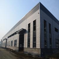 China Long Span Steel Space Truss Buildings Modern Metal Frame Prefaricated Workshop for sale