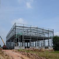 China Structural Steel Frame Office Building Construction Industrial Prefabricated Factory Shed for sale