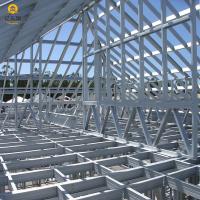 China Steel Frame Building Construction 10000 sqm Galvanized Square Tube for sale