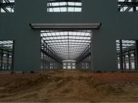 China Custom Steel Structure Shed with Sandwich Panel Roof and Wall for sale