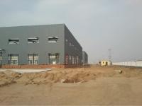 China Prefab Steel Warehouse Building 60m Span Corrosion Resistant for sale