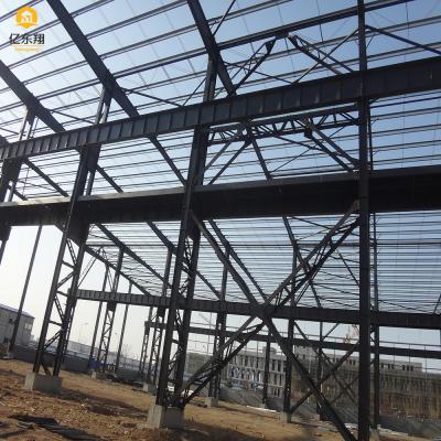 China Weather Tight Metal Shed Buildings Steel Structure Q235B Q355B With Sandwich Panel for sale