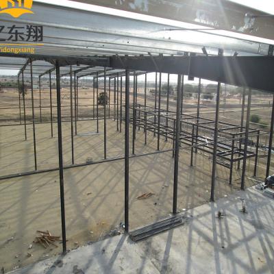 China Steel Frame Building Construction - Bolted or Welded, 36-66 sqm for sale
