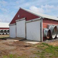 China H Beam Steel Structure Poultry House with Bolts Connection for sale