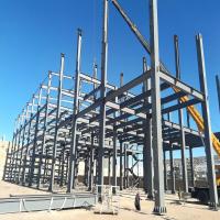 China Custom Steel Frame Building Construction High Weather Resistance for sale