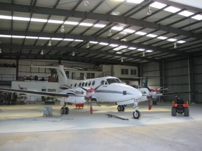 China 1248sqm Steel Prefabricated Aircraft Hangars Building Q235B Q345B 36m Span for sale