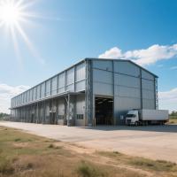 China Pre Galvanized C / Z Purlin Steel Deck Plate Prefab Steel Houses Storage Workshops for sale