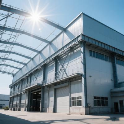 China Corrugated Steel Panel Prefab Metal Warehouse Anti Corrosion Coating Free Design for sale