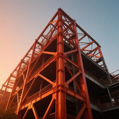 China Custom Steel Frame Warehouse 50-70 Year Lifespan CE Certified for sale