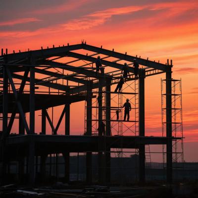 China Flexible Steel Metal Farm Buildings Prefabricated Steel Structure Warehouse for sale